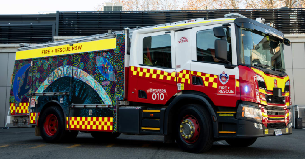 Fire Truck Adorned in Indigenous Artwork for Reconciliation Week ...